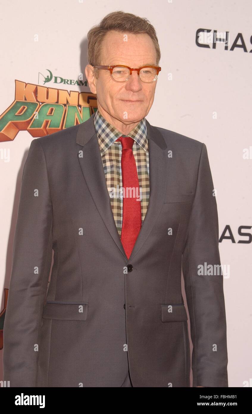 Hollywood, California, USA. 16th Jan, 2016. Bryan Cranston attends the ...