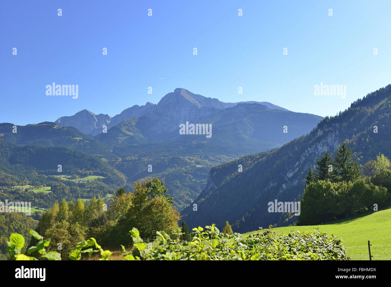 Hoher Göll as seen from Ettenberg Stock Photo - Alamy