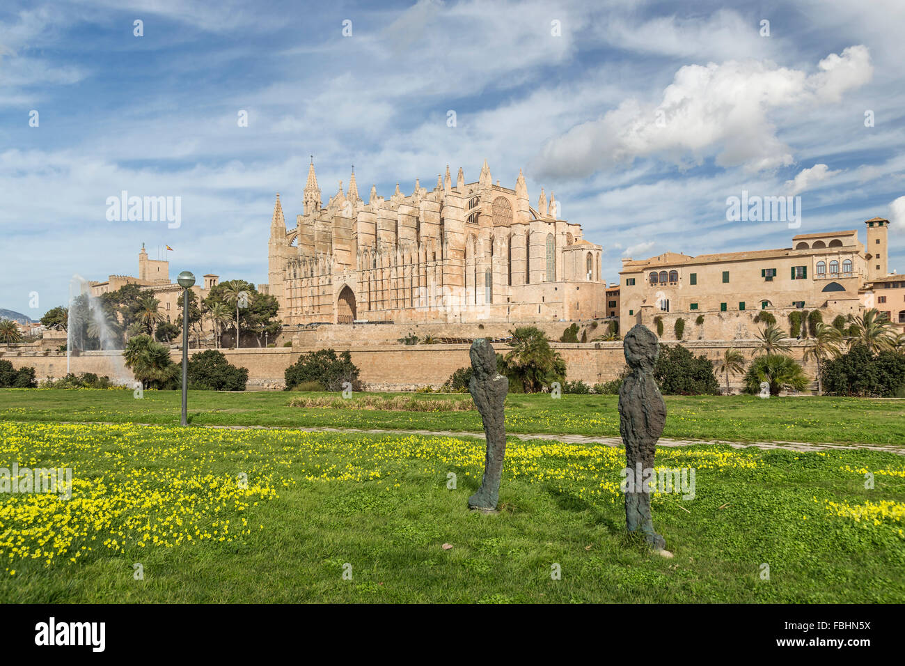 Cathedral of Palma de Majorca, island Majorca Stock Photo - Alamy