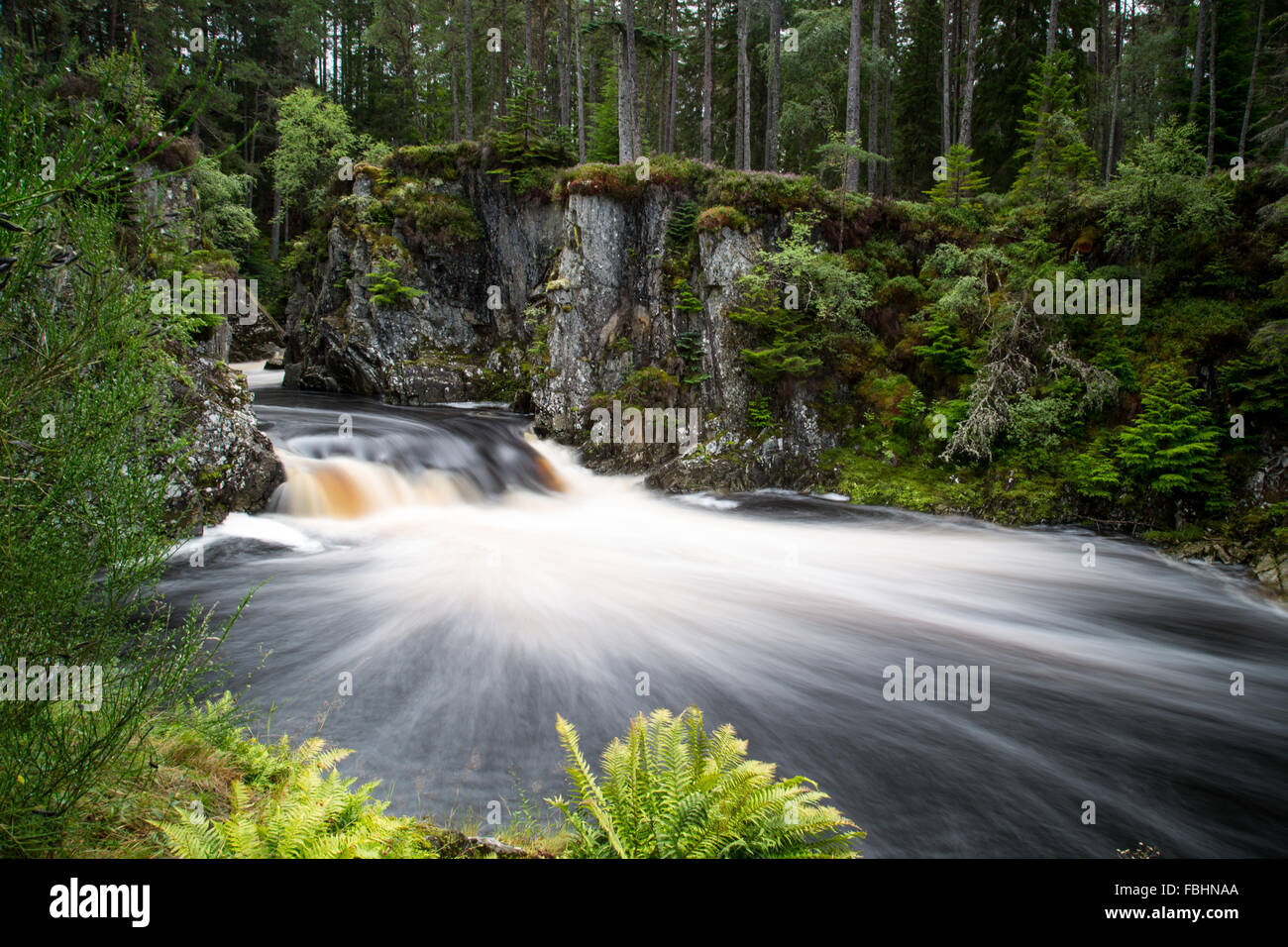 Waterfall in Scotland Stock Photo - Alamy