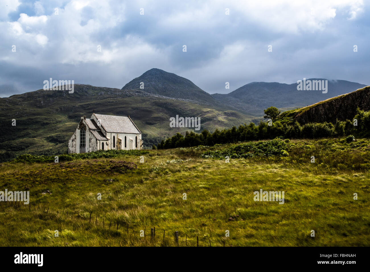 small abandoned church in Scotland Stock Photo - Alamy