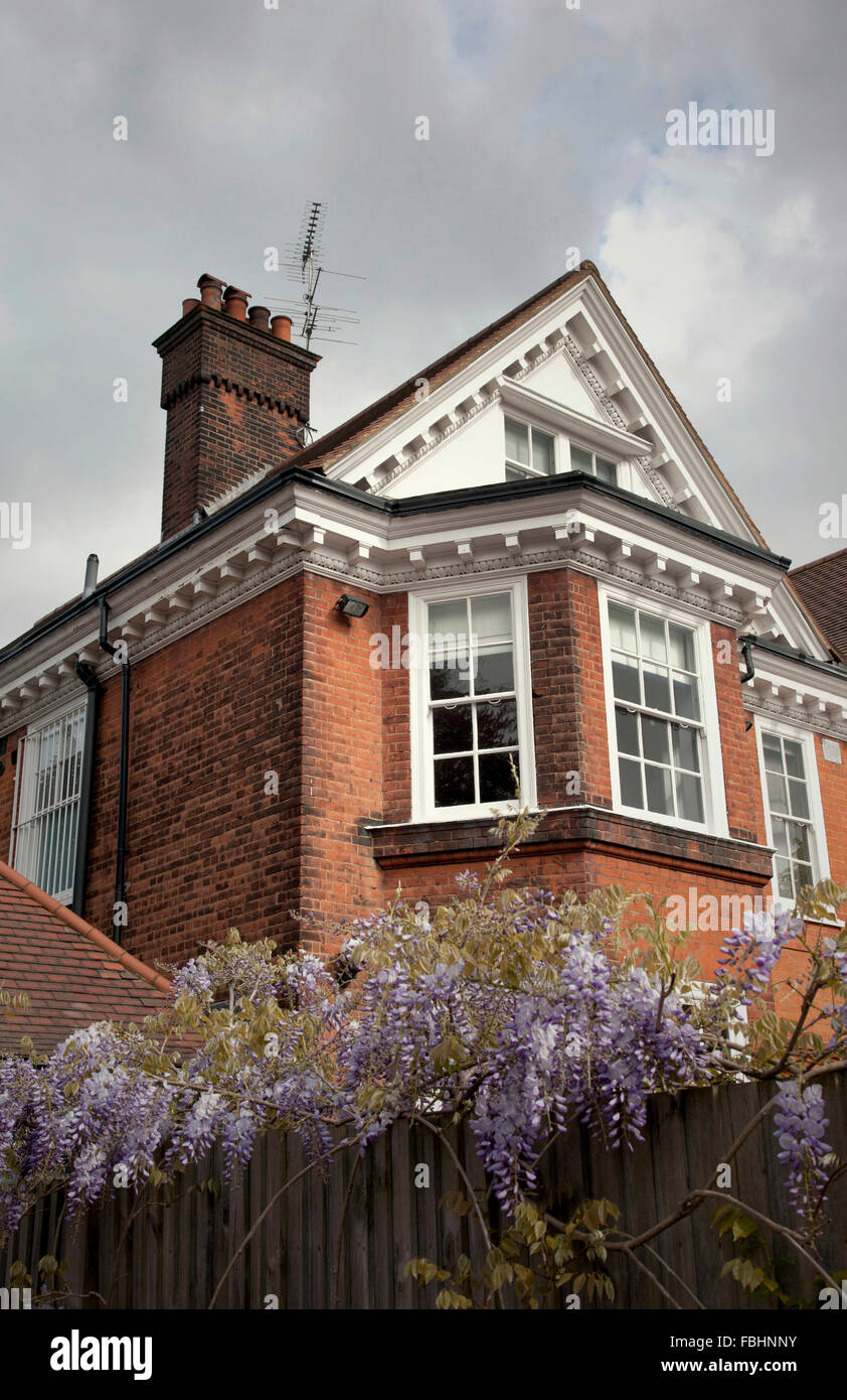 House, flowers, spring, architecture Stock Photo - Alamy