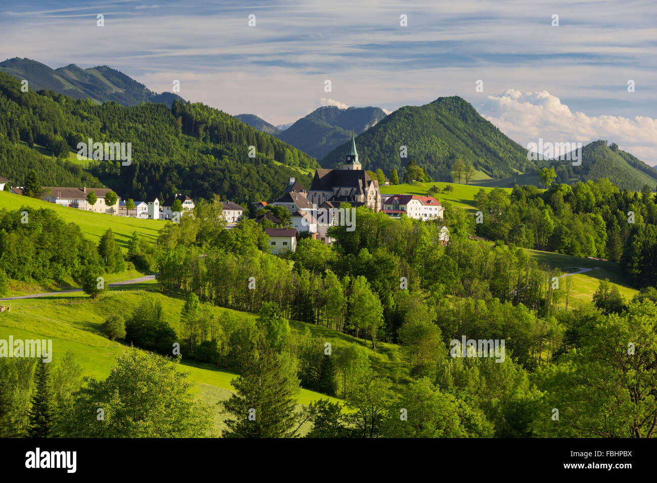 Maria Neustift, foothills of the Alps, Upper Austria, Austria Stock ...