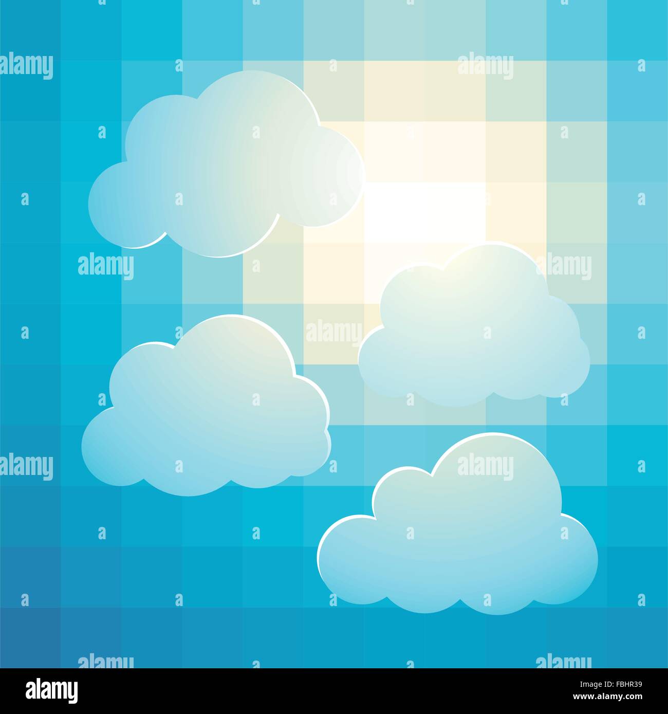 background design with cloudy bright sky Stock Vector Image & Art - Alamy