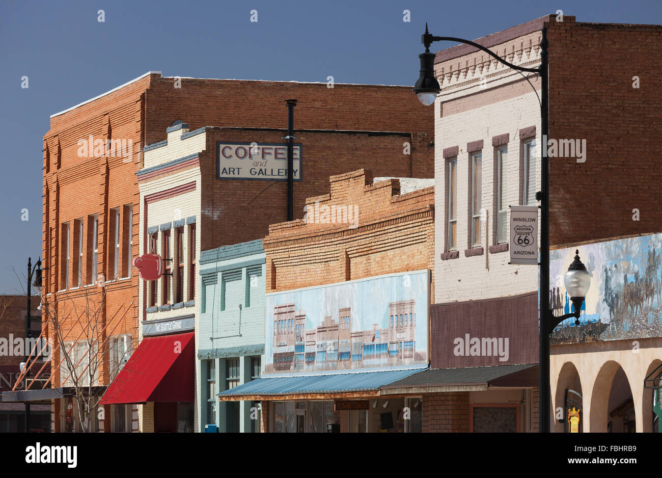 Route 66, Winslow, Arizona, USA Stock Photo - Alamy Route 66, Winslow, Arizona, USA Stock Photo - Alamy