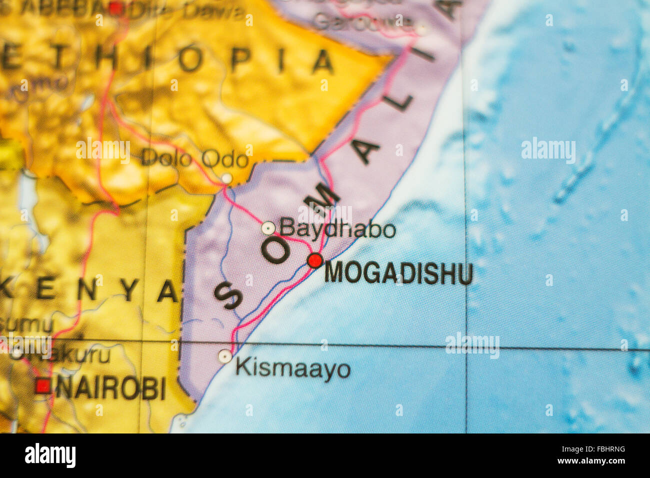 Map of mogadishu hi-res stock photography and images - Alamy