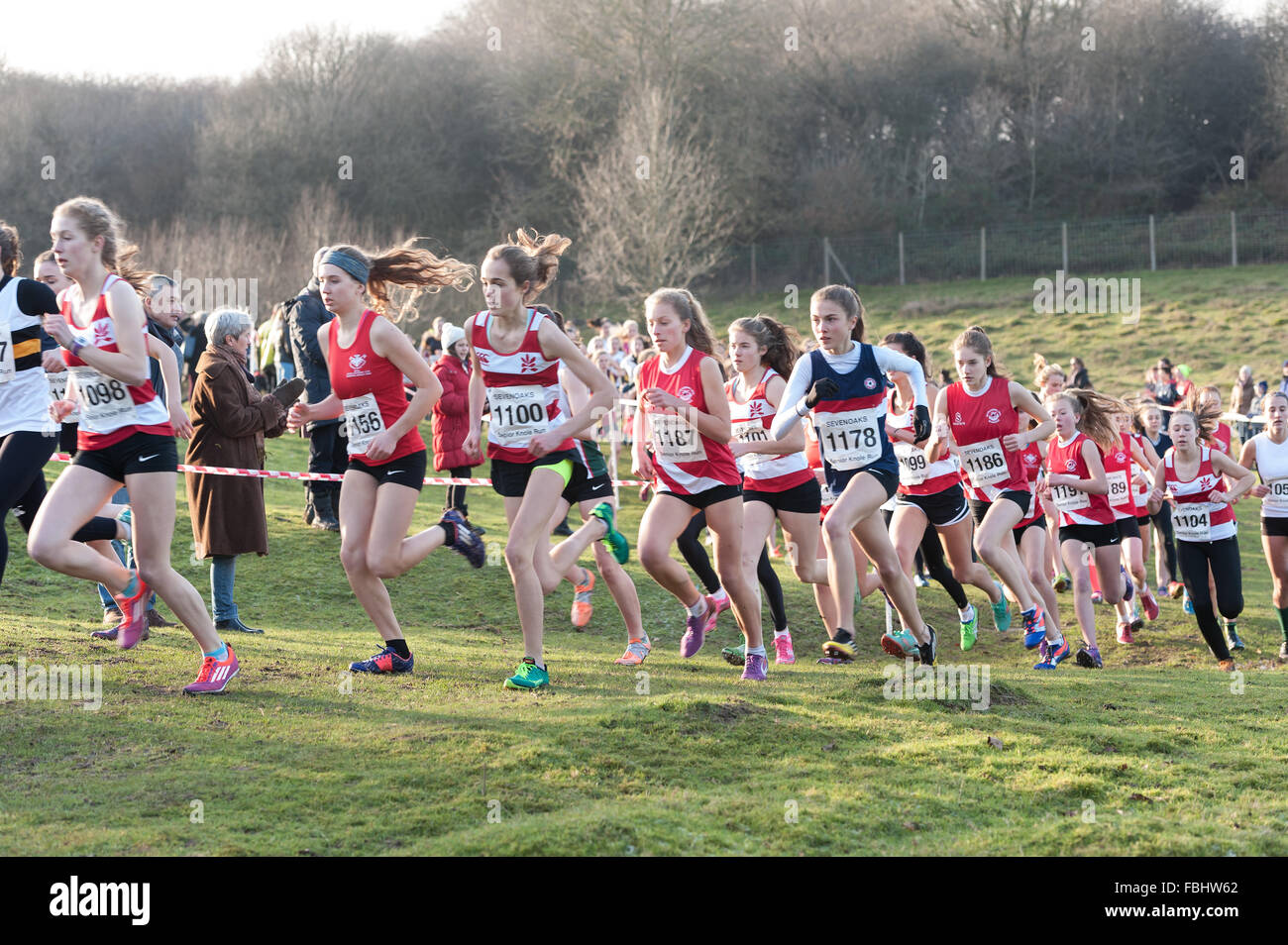 The Annual Knole Run Sevenoaks School cross country youth mile run in ...