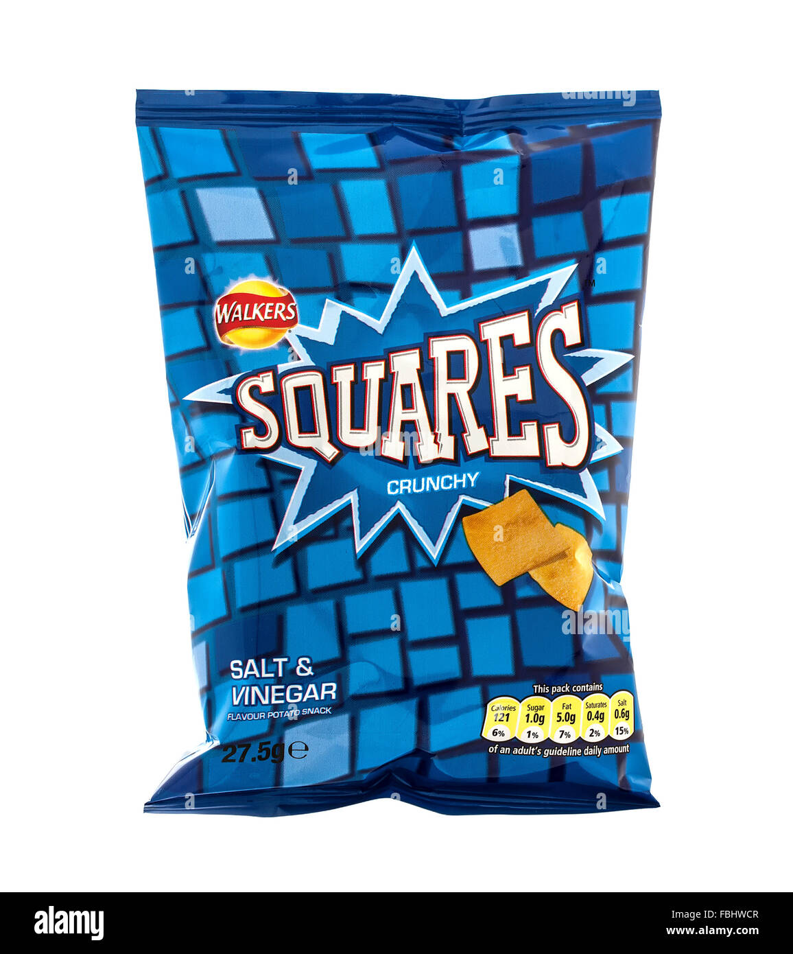 Open packet walkers potato crisps Cut Out Stock Images & Pictures - Alamy