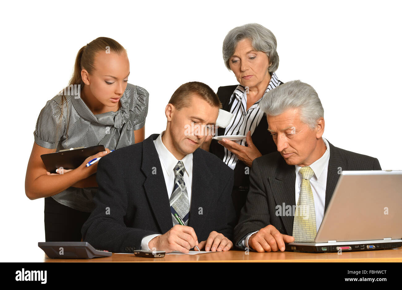 Business people at work Stock Photo - Alamy