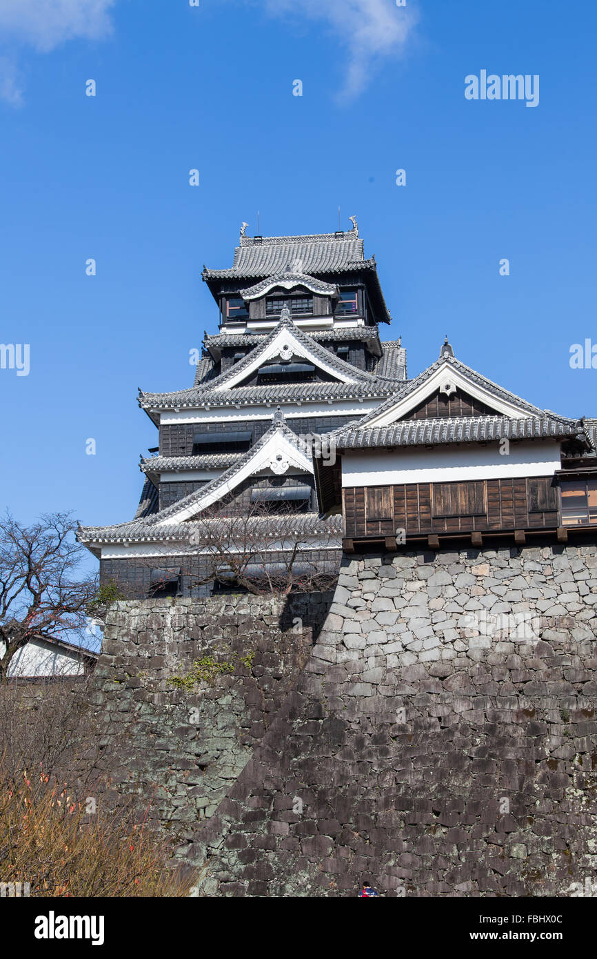 Ancient castle in Japan Stock Photo - Alamy