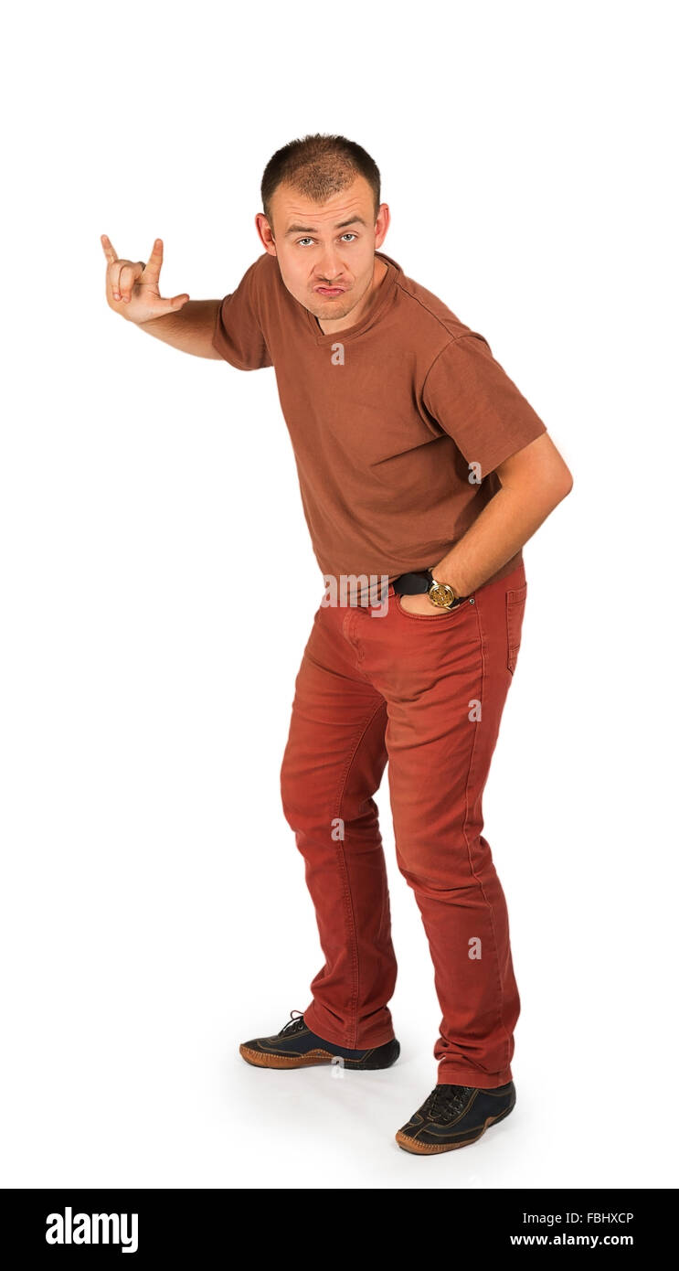 Hand heavy metal hi-res stock photography and images - Alamy