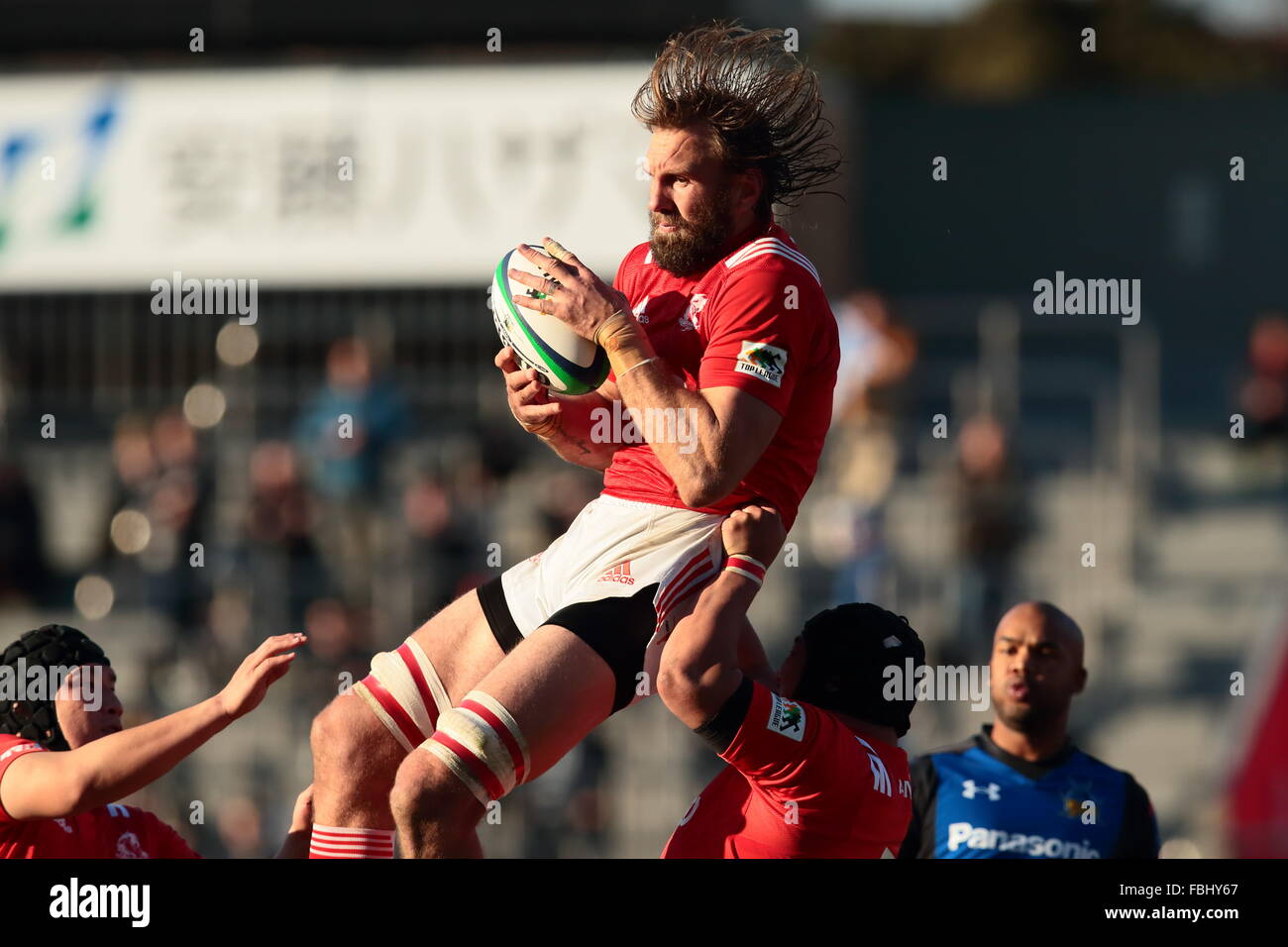 Chichibunomiya Rugby Stadium, Tokyo, Japan. 16th Jan, 2016. Andries ...