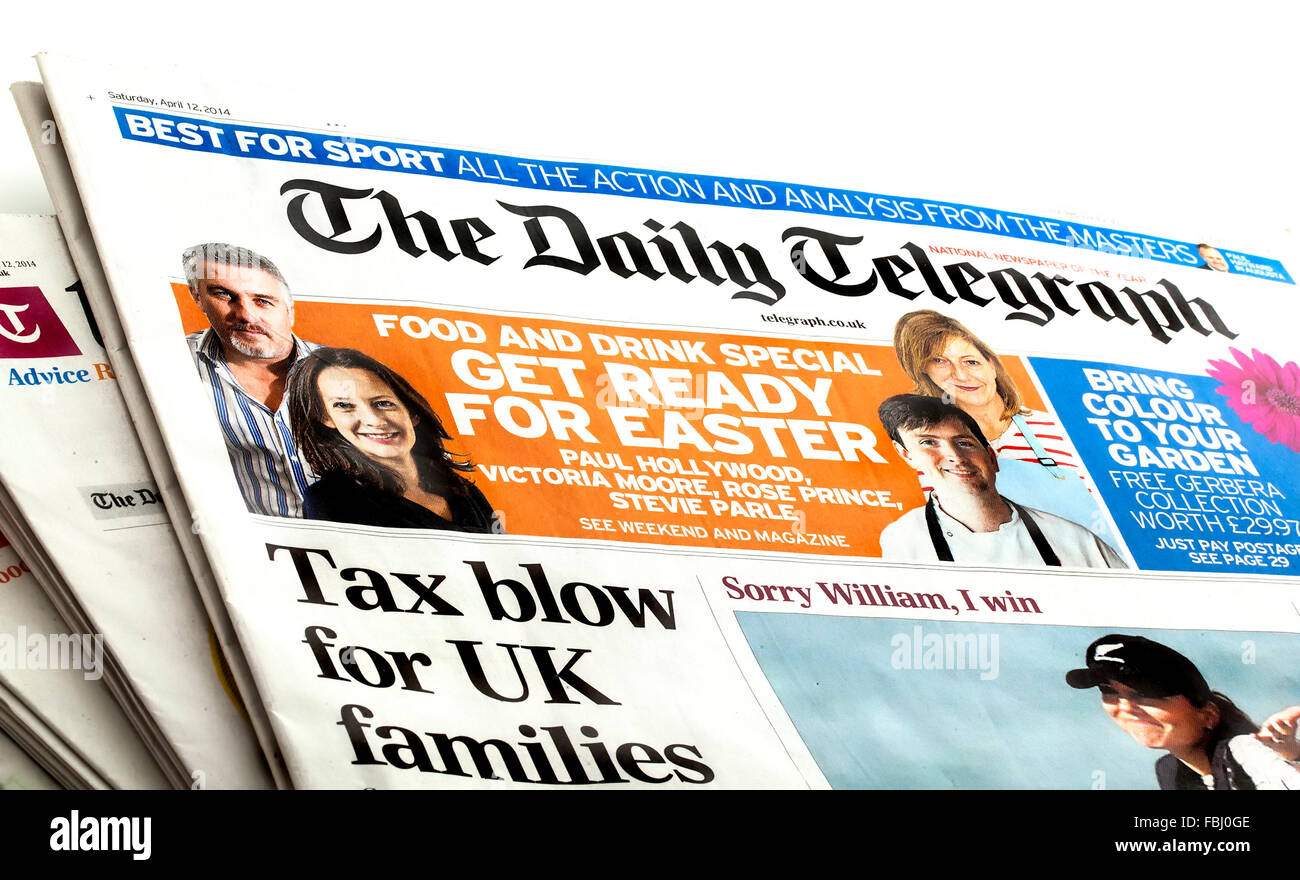 Daily telegraph logo hi-res stock photography and images - Alamy