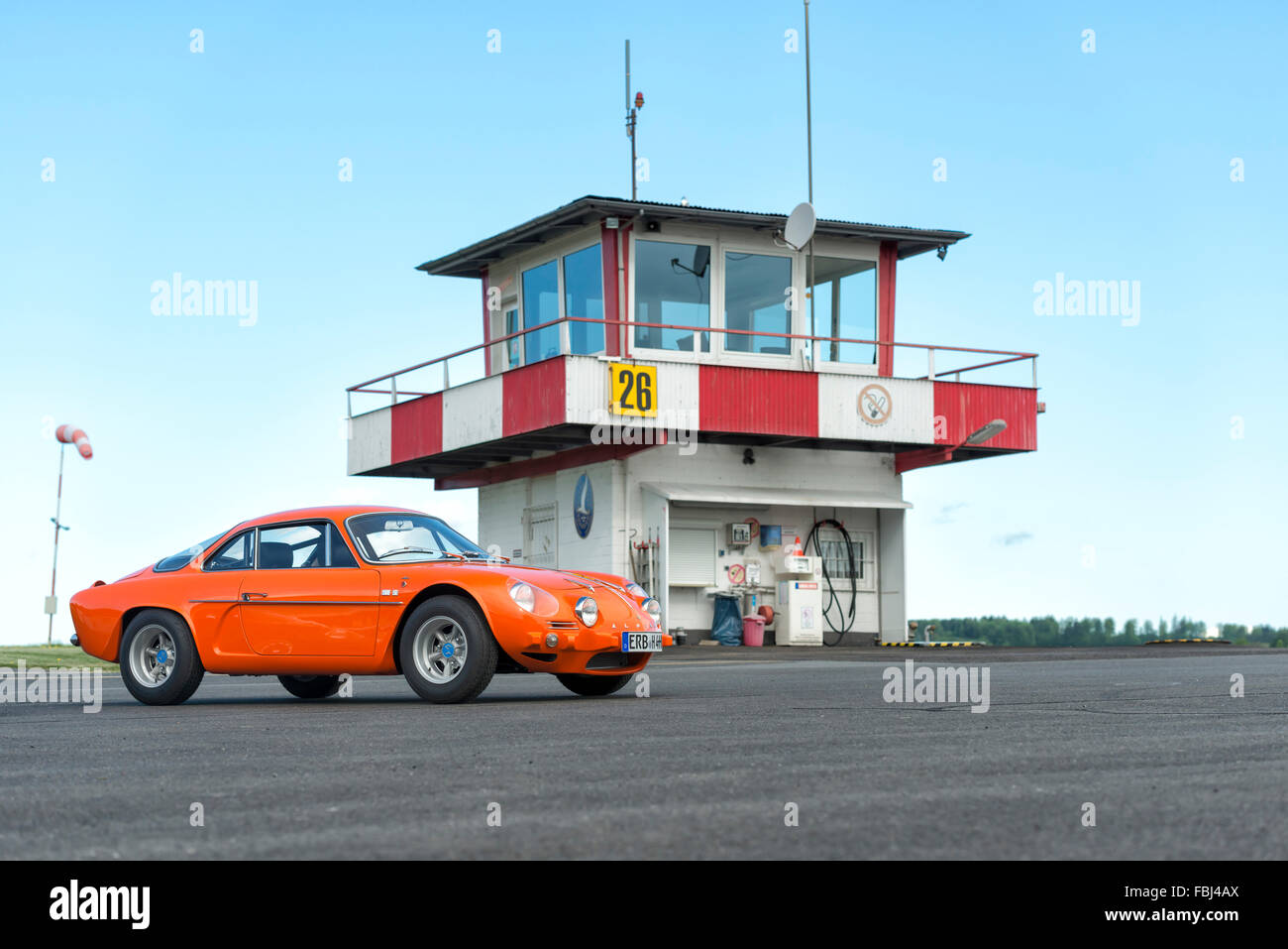 Michelstadt, Hesse, Germany, Renault Alpine A110 1300 S, orange, built ...