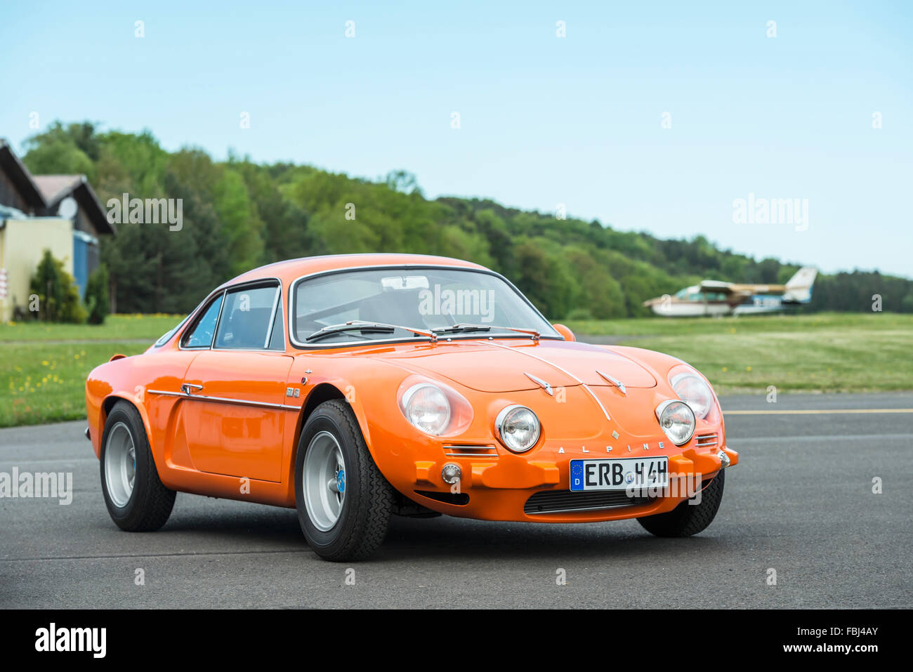 Michelstadt, Hesse, Germany, Renault Alpine A110 1300 S, orange, built ...