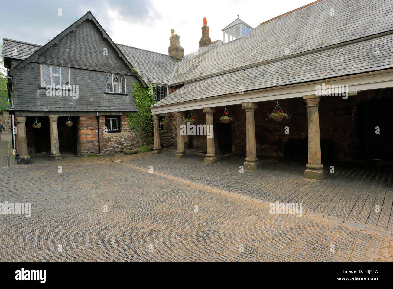 The historic Tudor Guildhall, (founded in 1088), associated with Oliver ...