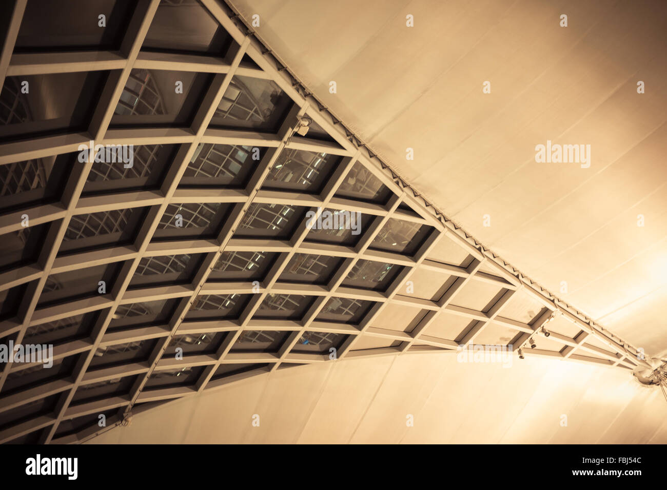 Architecture inside the airport in Abstract style 4 Stock Photo - Alamy