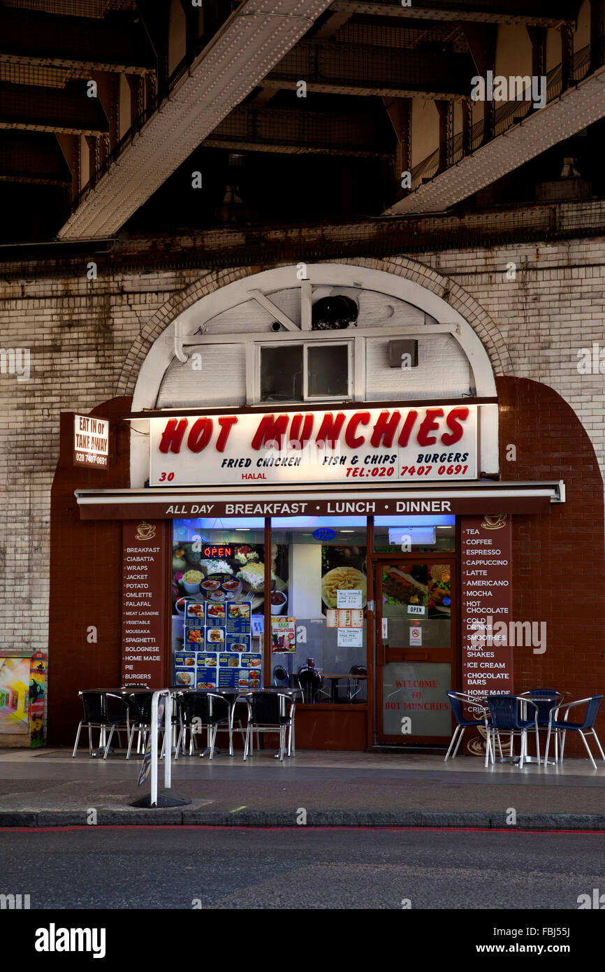 Snacks, city, facade, architecture Stock Photo - Alamy