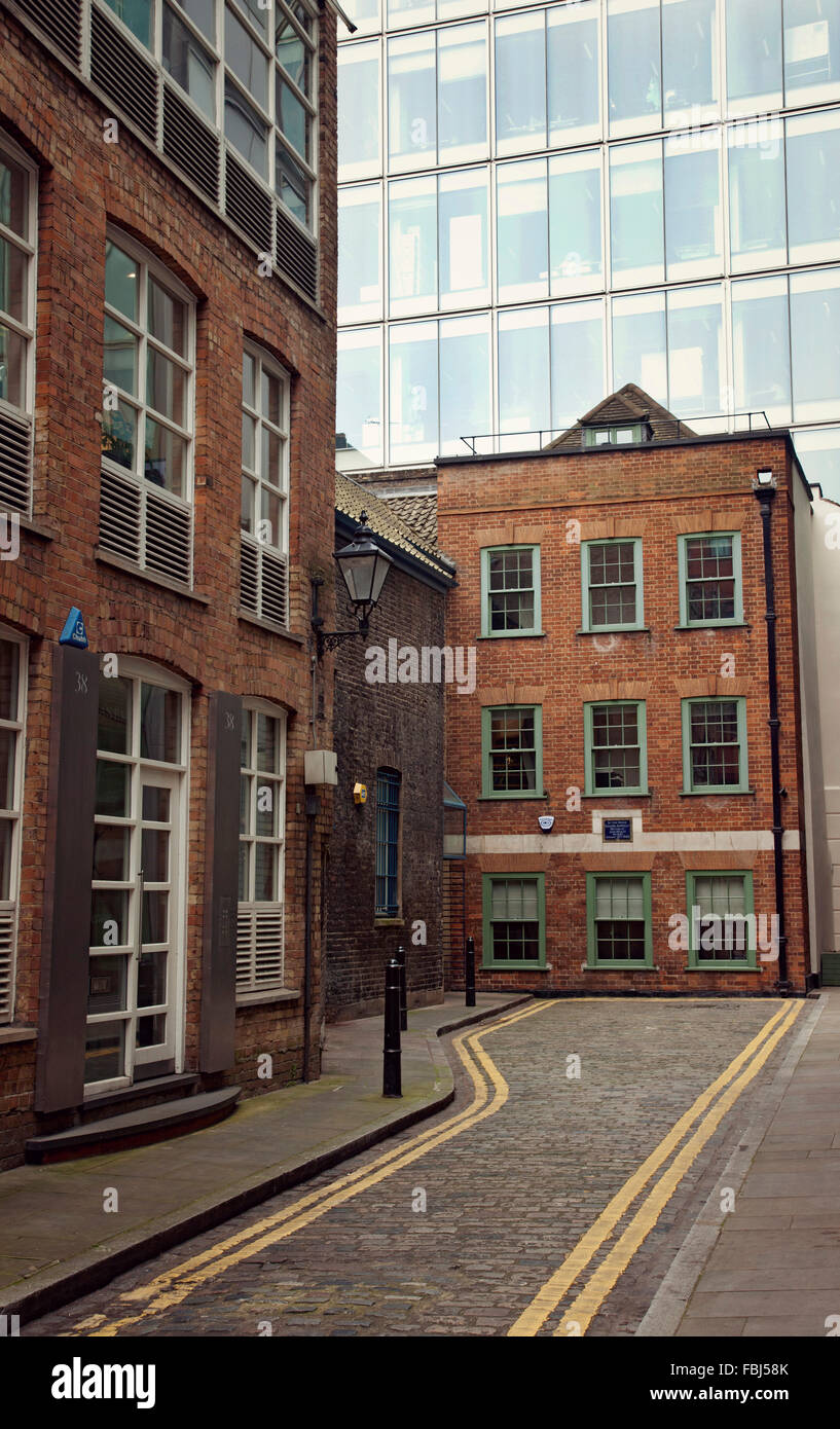 Houses, city, contrast, architecture Stock Photo - Alamy