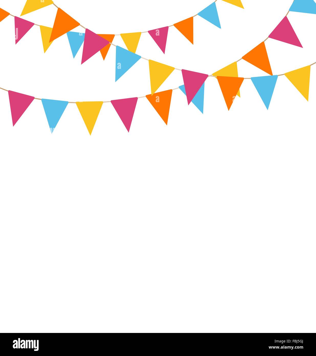 buntings isolated on white Stock Vector Image & Art - Alamy