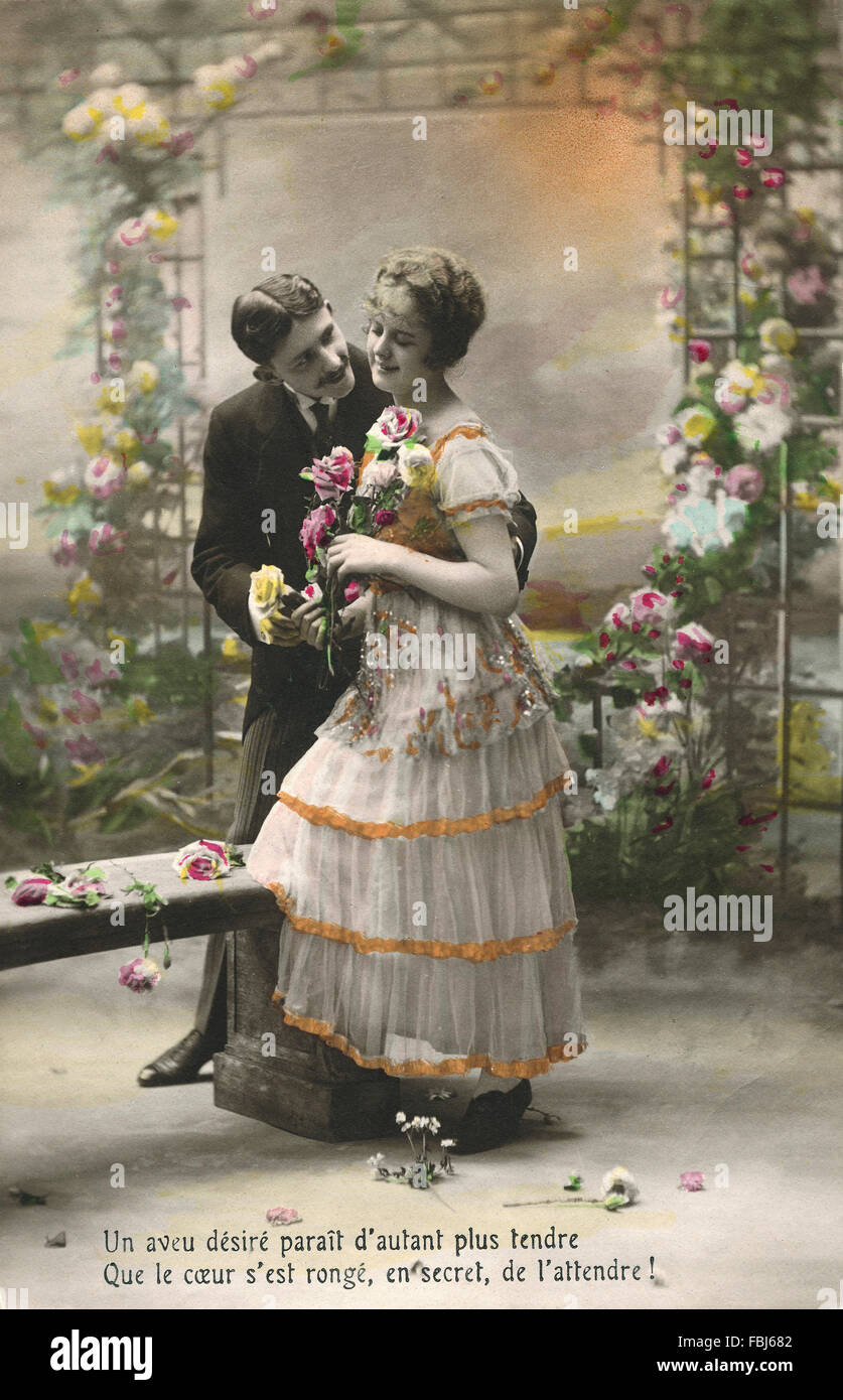 Man Courting Woman High Resolution Stock Photography and Images - Alamy