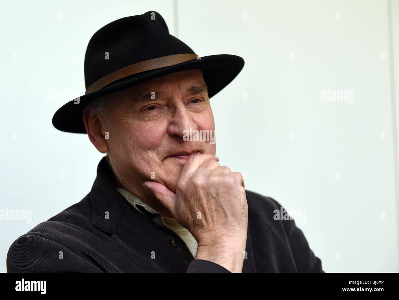 Duesseldorf, Germany. 16th Jan, 2016. The artist Harald Naegeli who ...