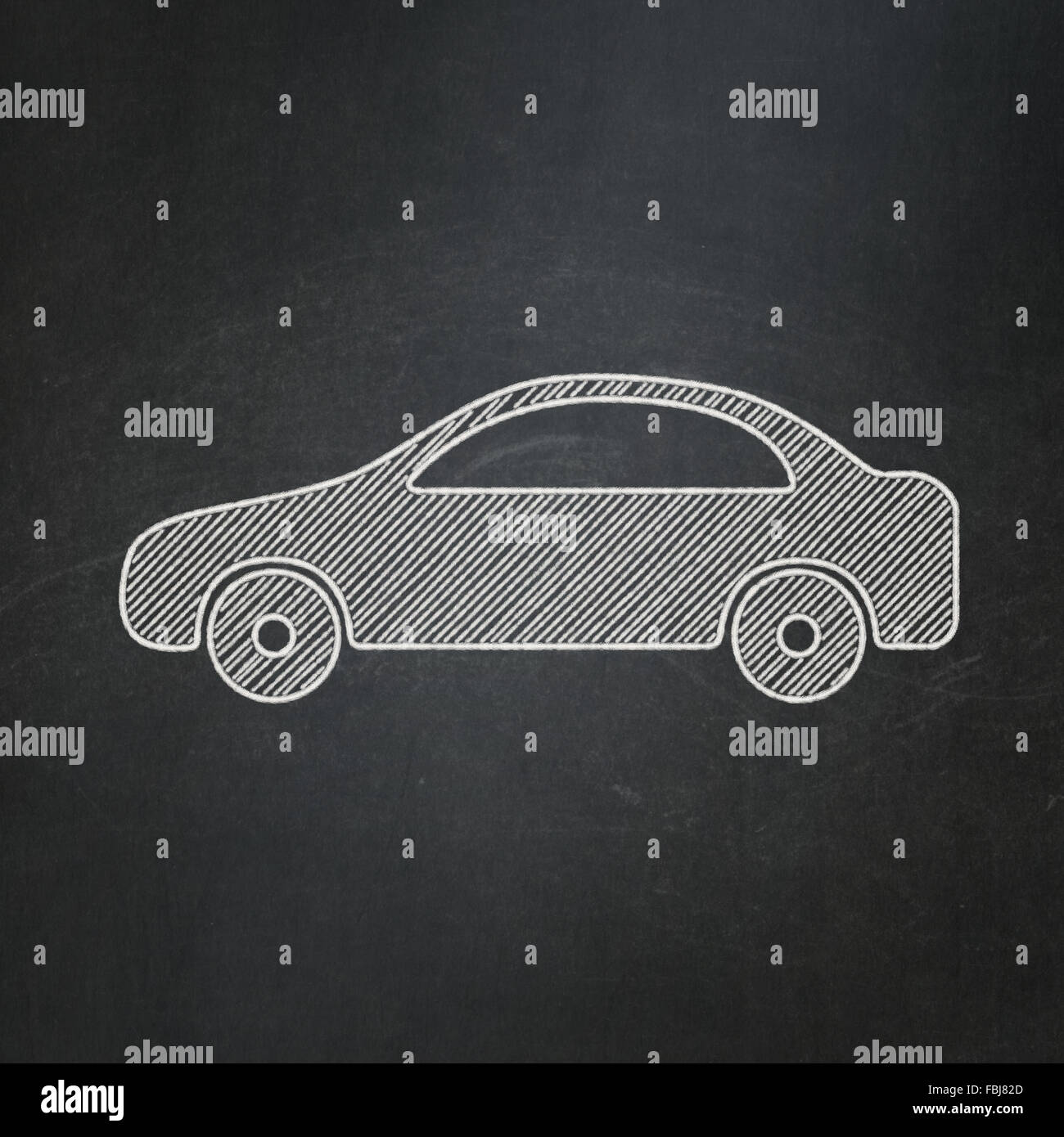 Travel concept: Car on chalkboard background Stock Photo - Alamy