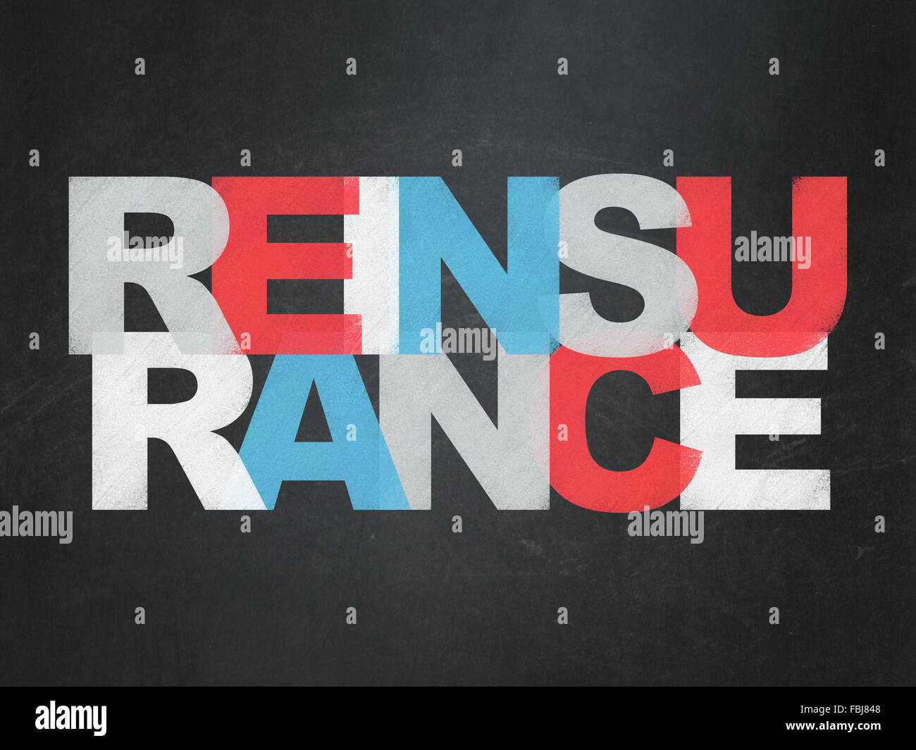 Insurance concept: Reinsurance on School Board background Stock Photo ...