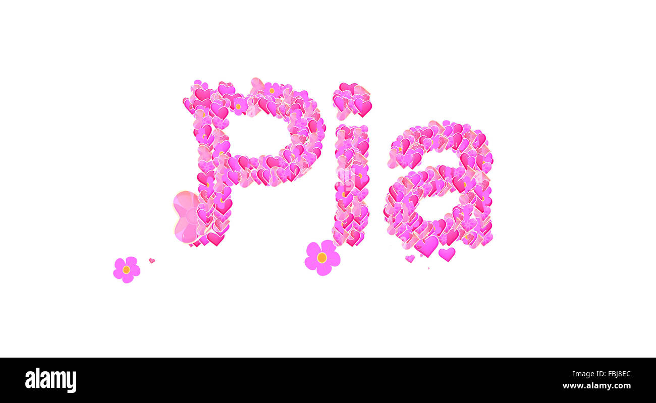 Pia font hi-res stock photography and images - Alamy