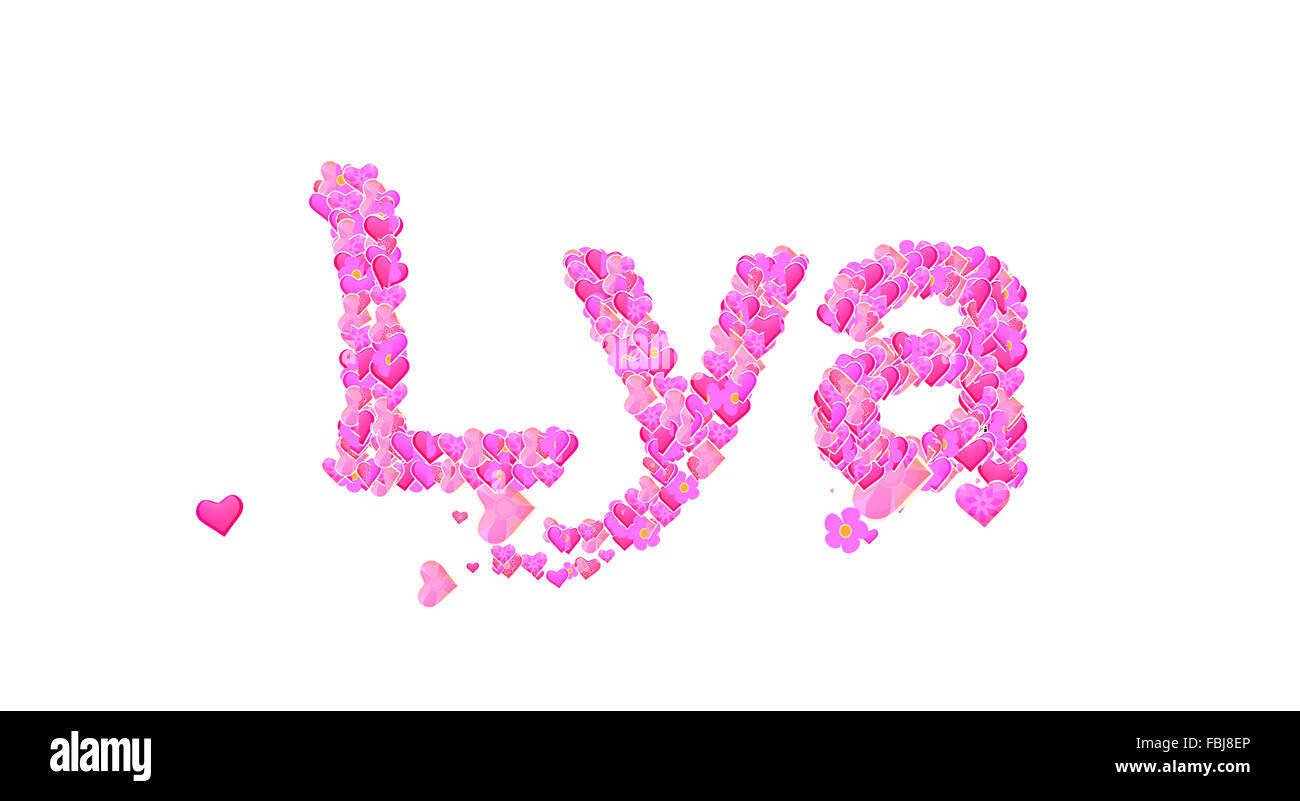 Lya font hi-res stock photography and images - Alamy