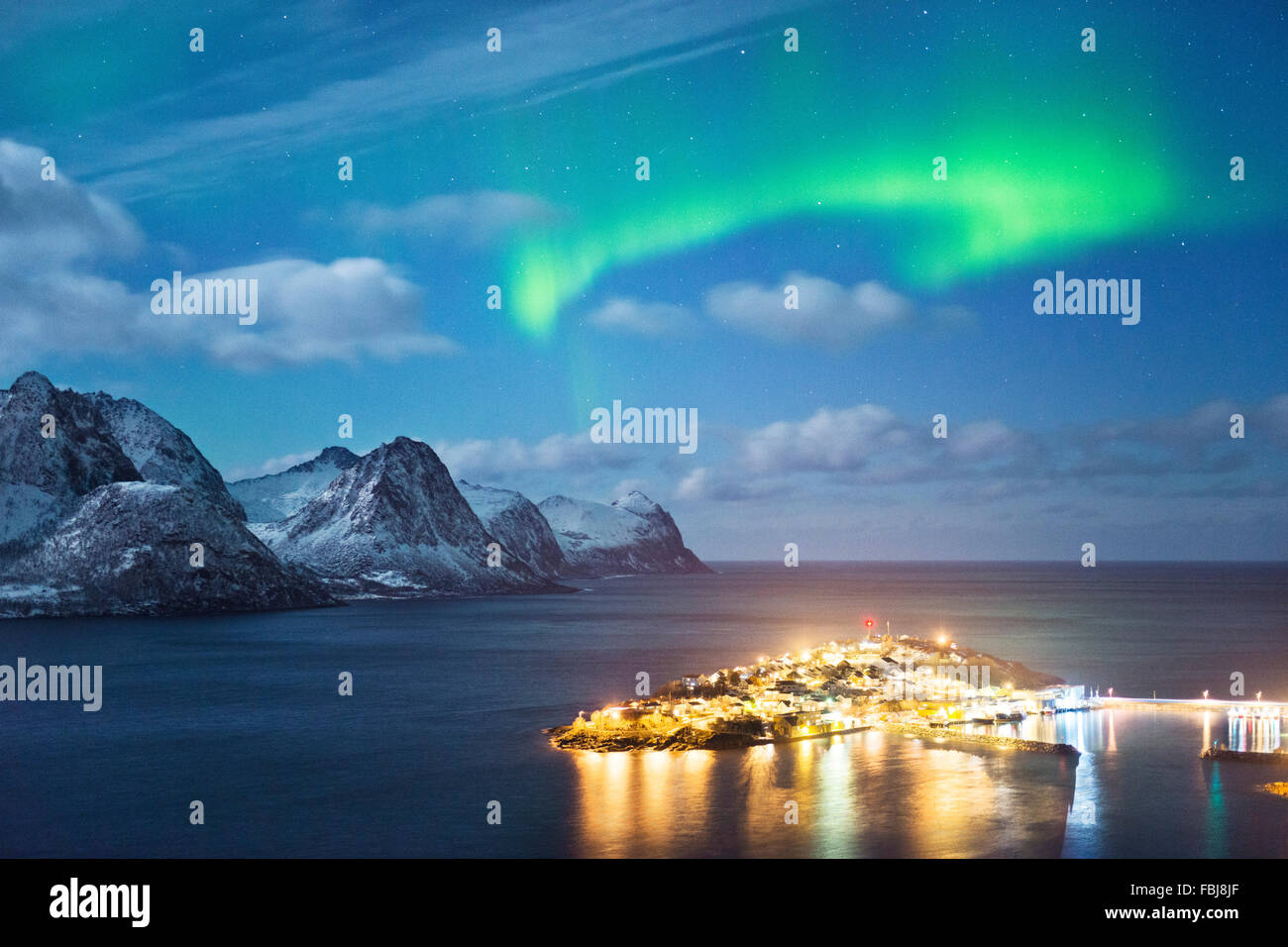Town husoy senja island hi-res stock photography and images - Alamy