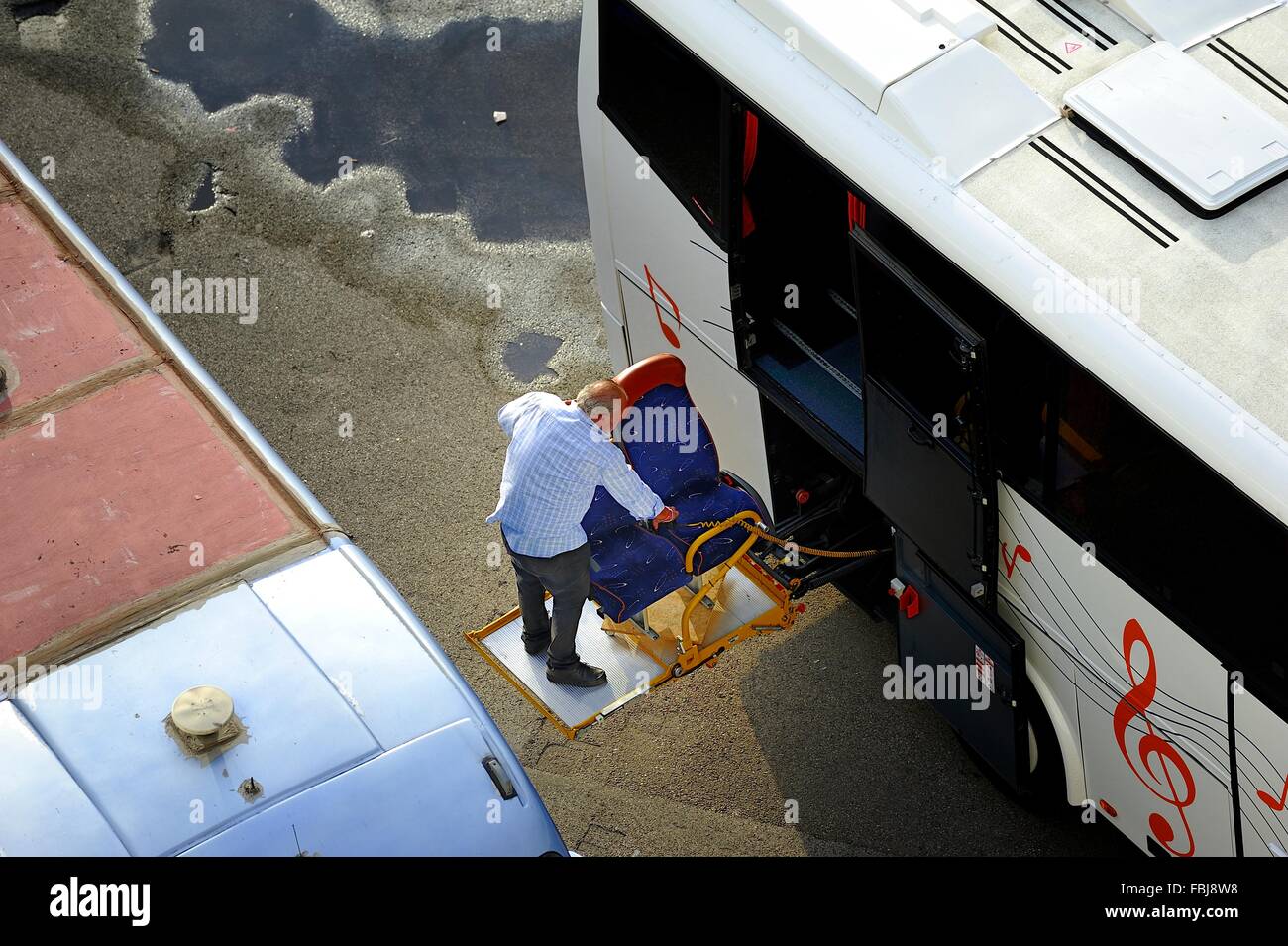 Double chair lift hi-res stock photography and images - Alamy