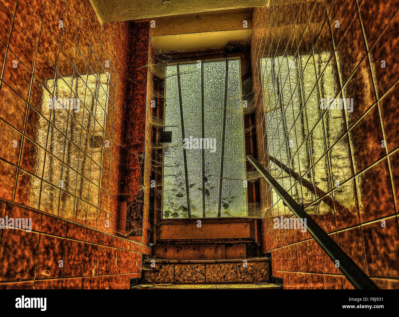 Back door to a hotel Stock Photo - Alamy