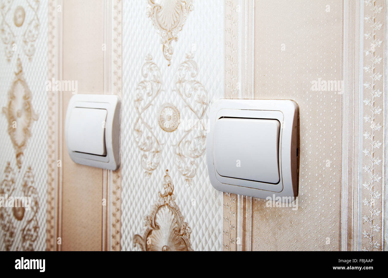 Two light switches hi-res stock photography and images - Alamy