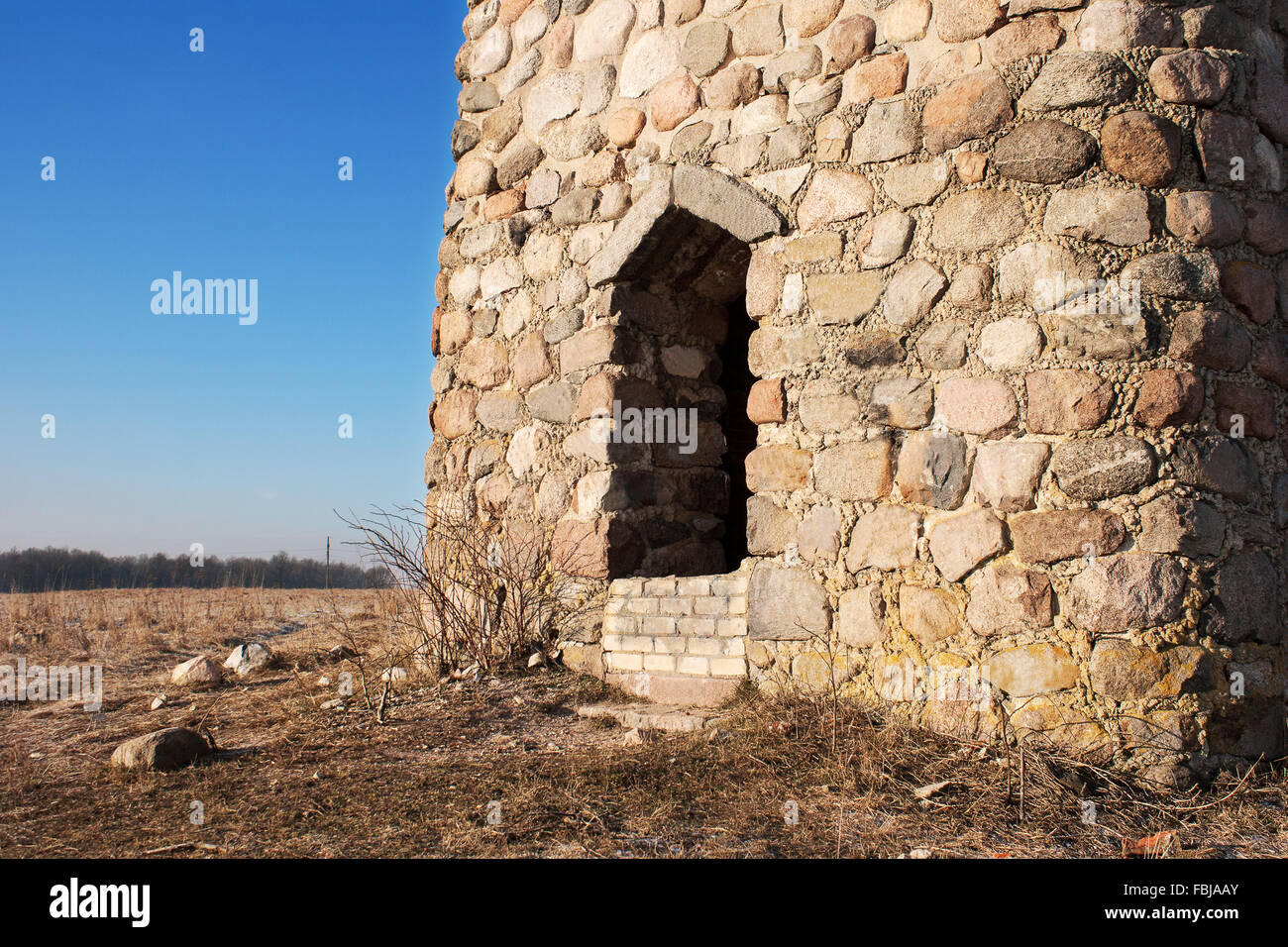 detail of old watchtower on sunny day closeup Stock Photo - Alamy