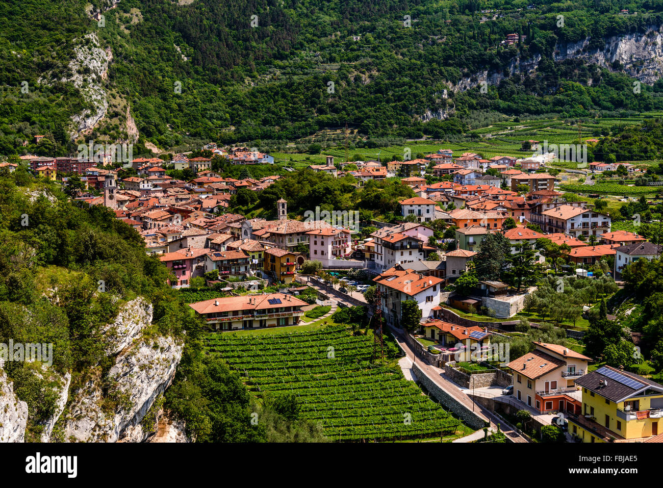 Italy, Trentino South Tyrol, Trentino, Lake Garda, Nago-Torbole, Nago ...
