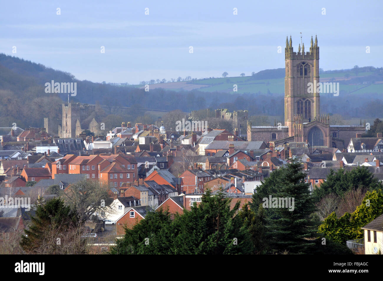 View st laurence church ludlow hi-res stock photography and images - Alamy
