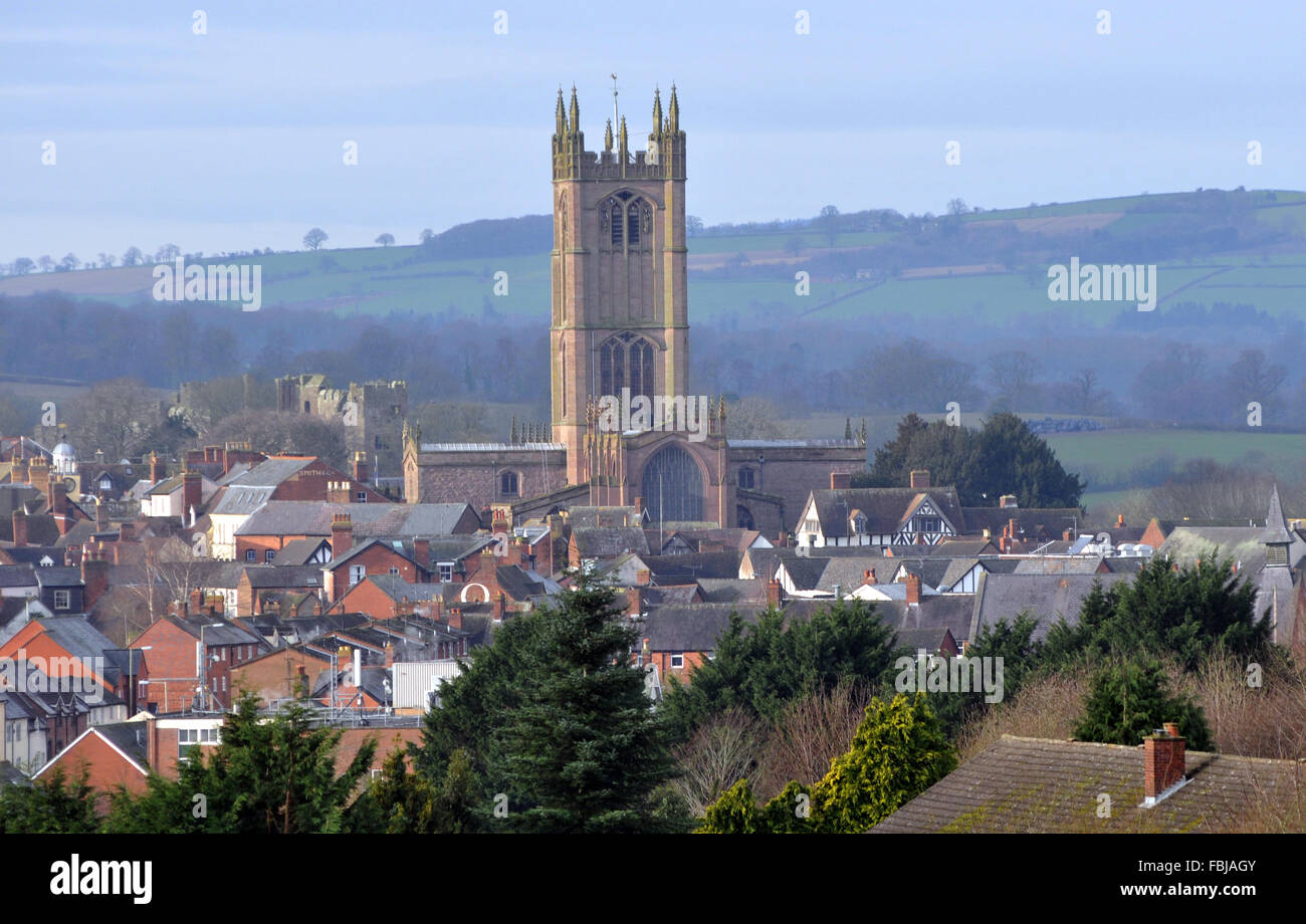 View st laurence church ludlow hi-res stock photography and images - Alamy