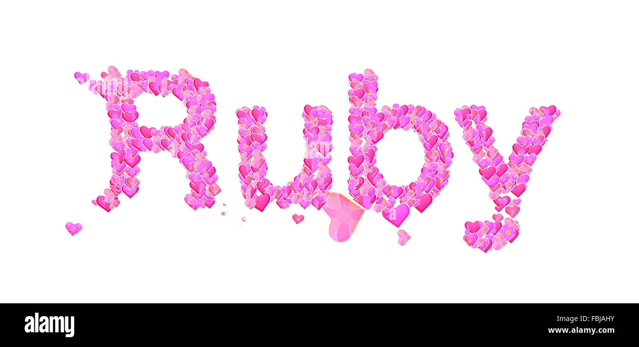 Ruby Name Logo Ruby Name Animated GIF Logo Designs