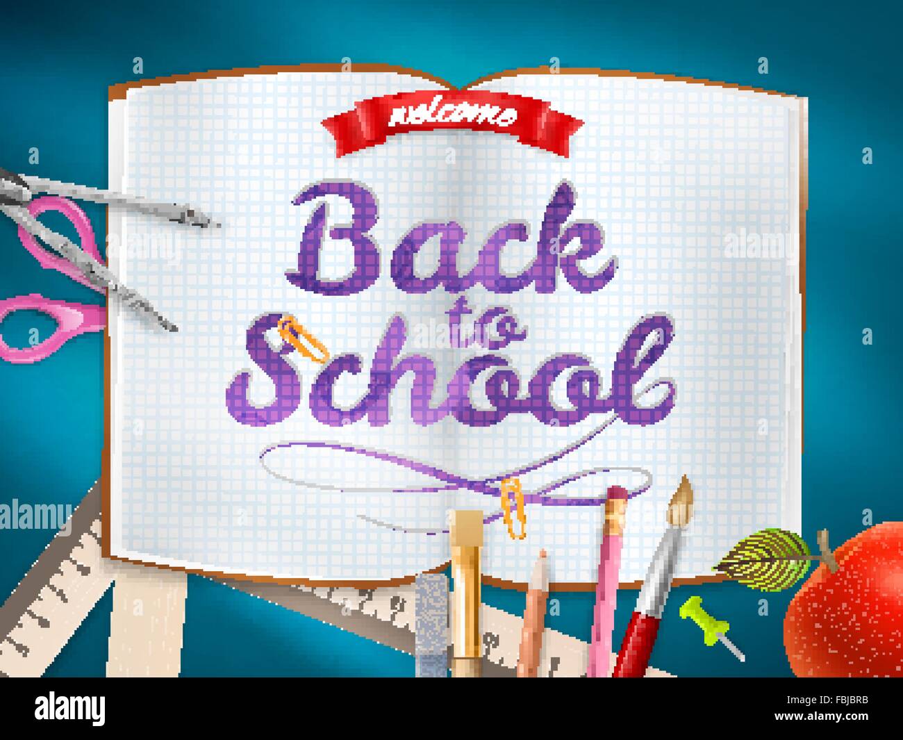 Student gear back school Stock Vector Images - Alamy