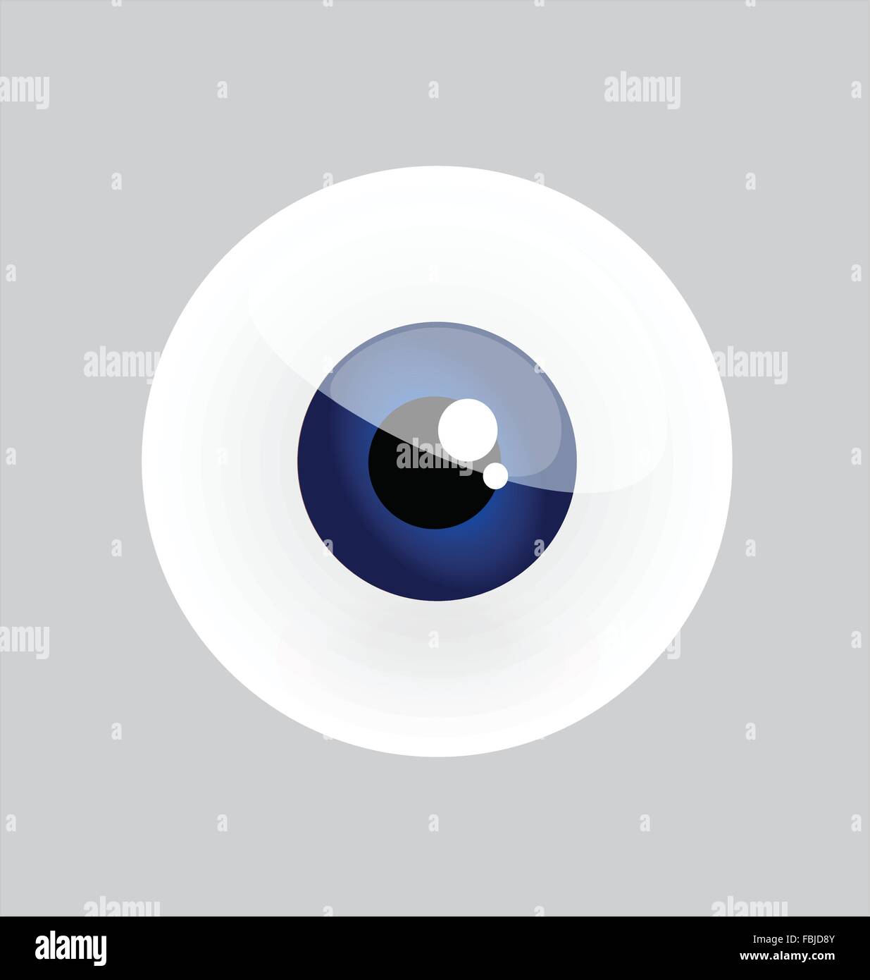 Vector blue eye illustration Stock Vector Image & Art - Alamy