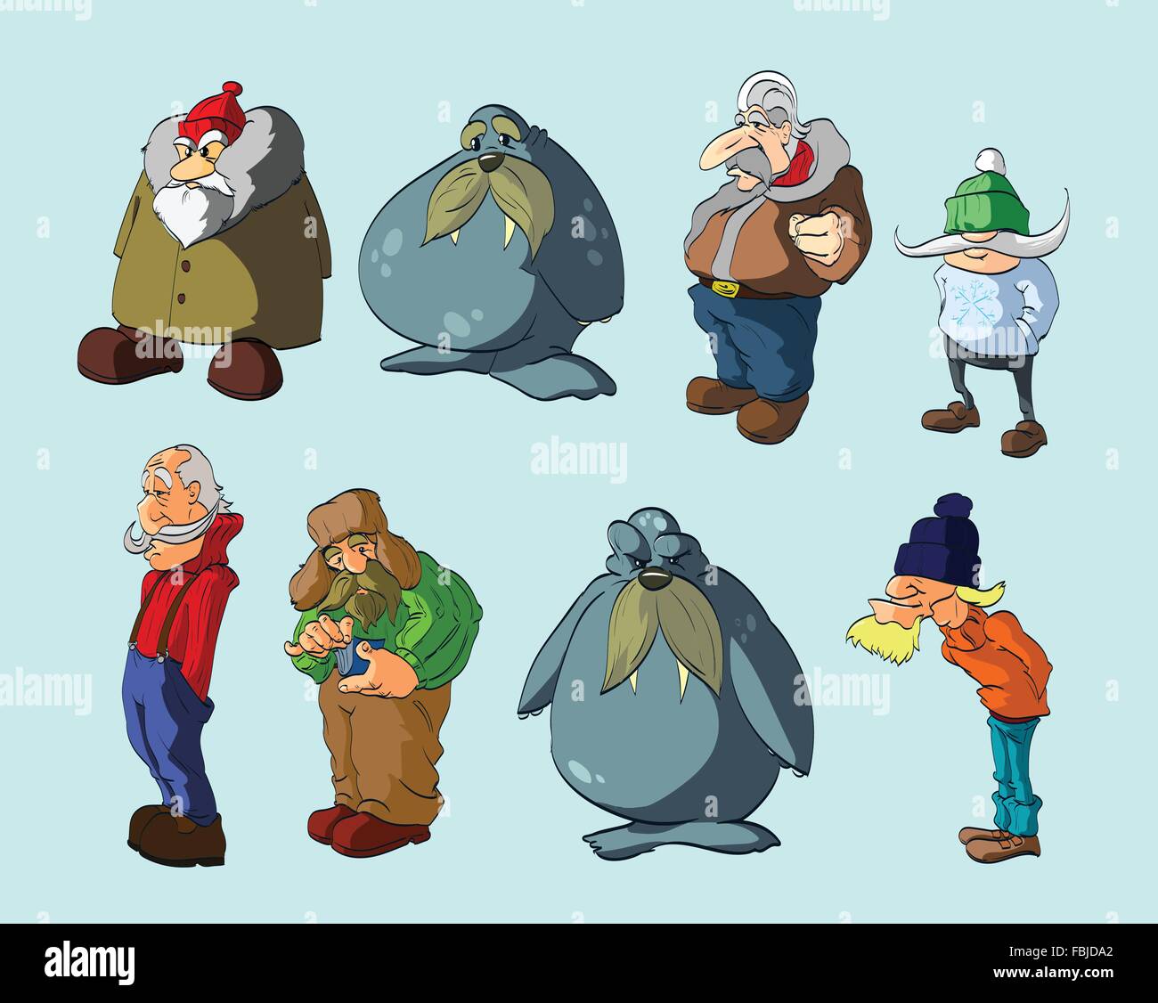 Polar expedition Stock Vector Images - Alamy