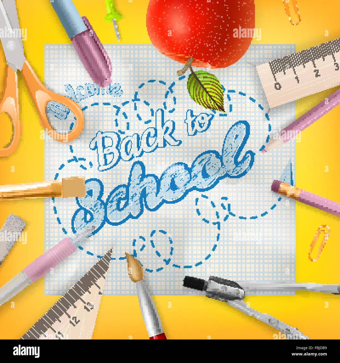 School season invitation template. EPS 10 Stock Vector Image & Art - Alamy
