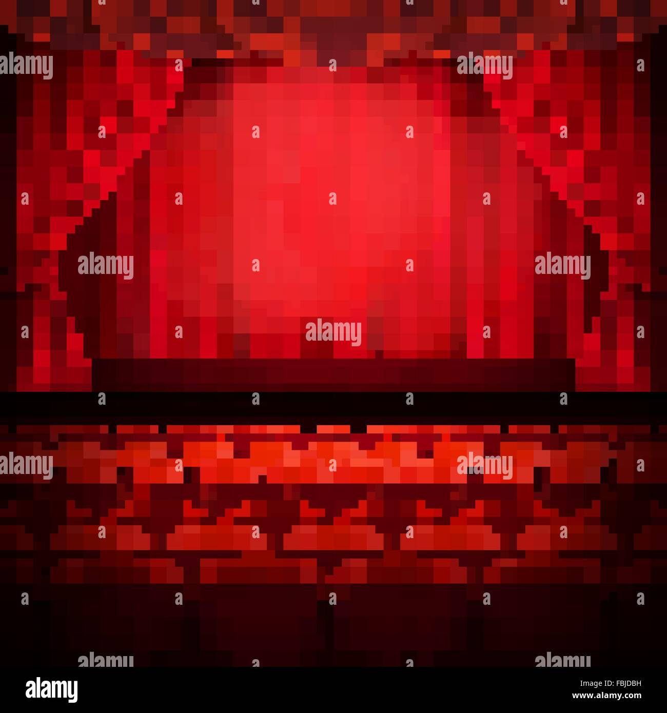 Red curtain template. EPS 10 Stock Vector Image & Art - Alamy