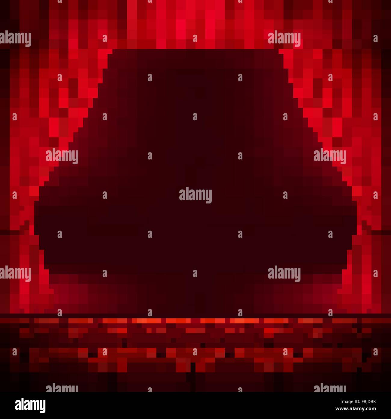 Red curtain template. EPS 10 Stock Vector Image & Art - Alamy