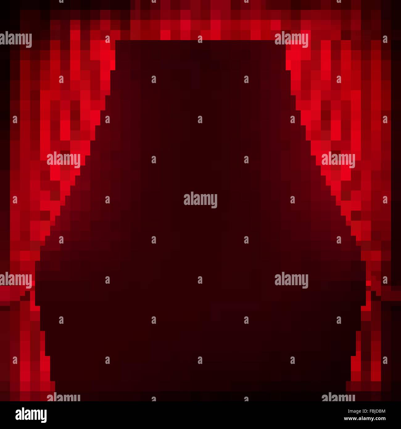 Red curtain background template. EPS 10 Stock Vector Image & Art - Alamy