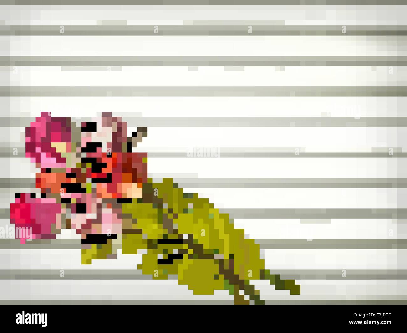 White paper background flower Stock Vector Images - Alamy