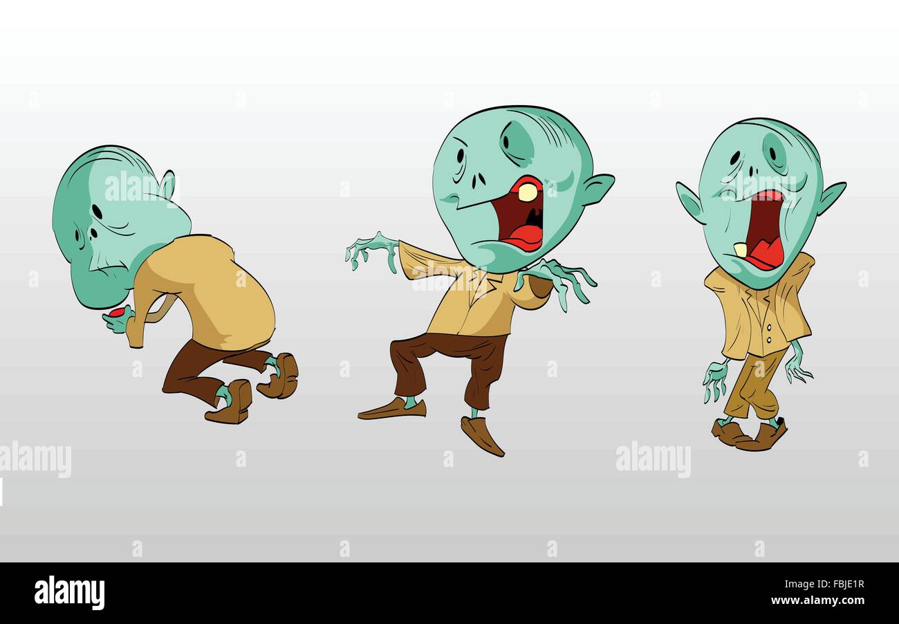 Zombie Eating Human Animated