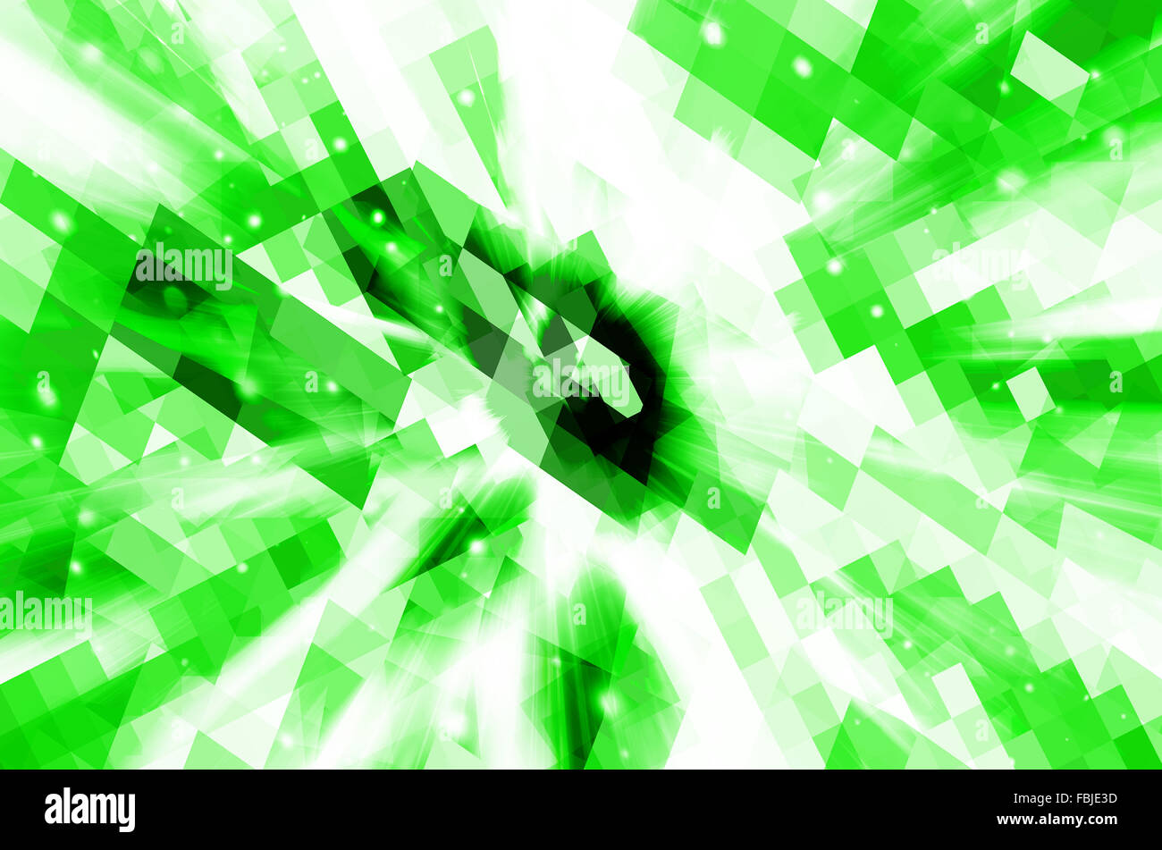 abstract green background with square pattern Stock Photo - Alamy