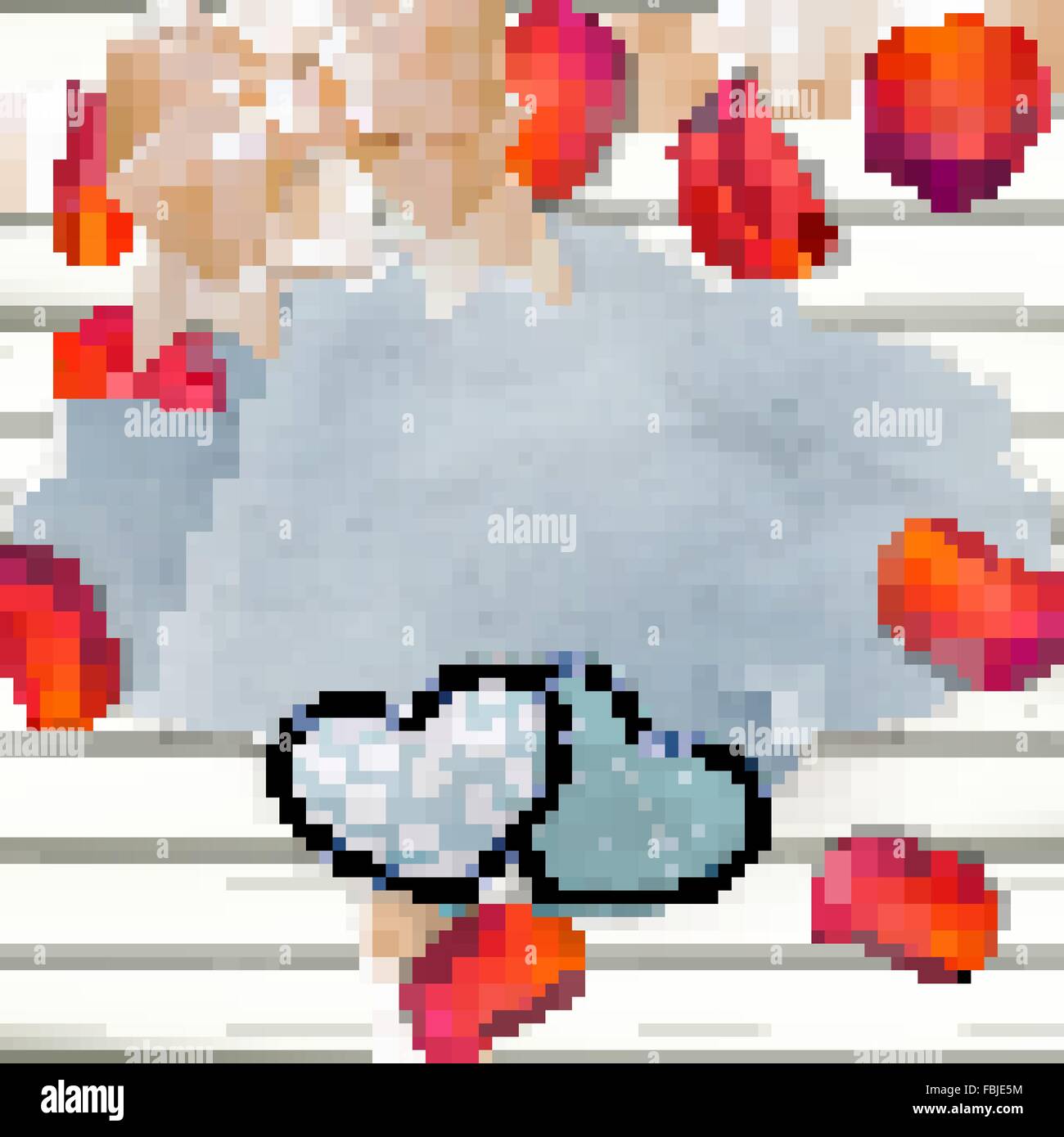 Frame made red paper Stock Vector Images - Alamy